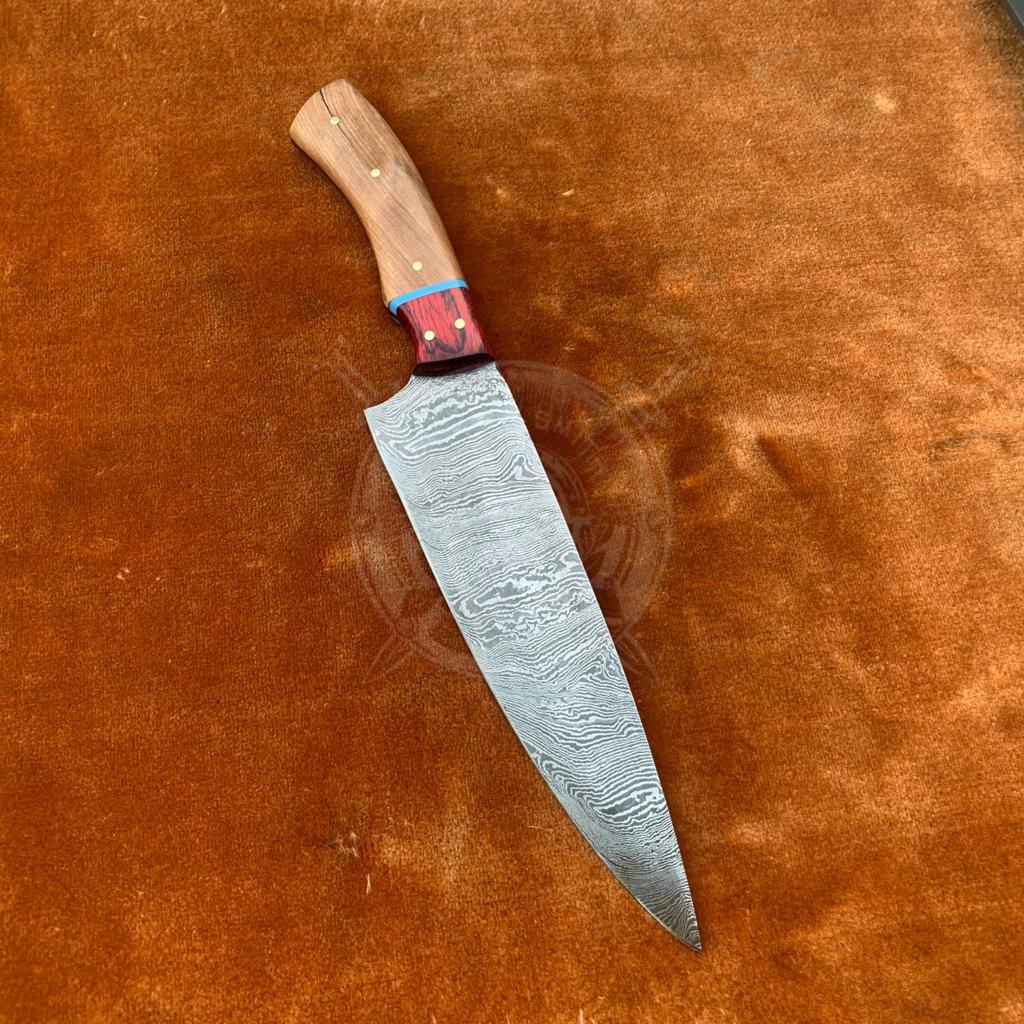 12″ Handmade Twist Blade Professional Kitchen Kife – Killer Smith