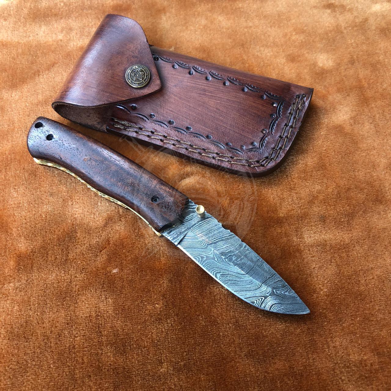 Under-Lock Custom Hand Forged Hunting Pocket Knife – Killer Smith